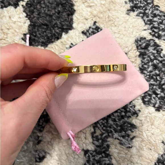 Jewelry | Givy Gold Screw Design Bracelet | Poshmark